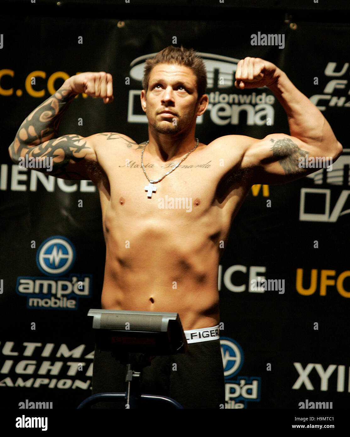 Renato Sobral during the weigh-in for Ultimate Fighting Champion ...
