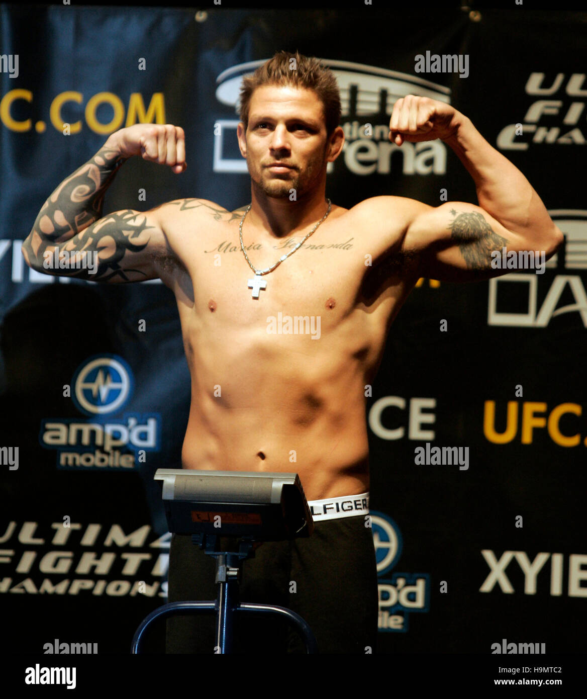 Renato Sobral during the weigh-in for Ultimate Fighting Champion ...
