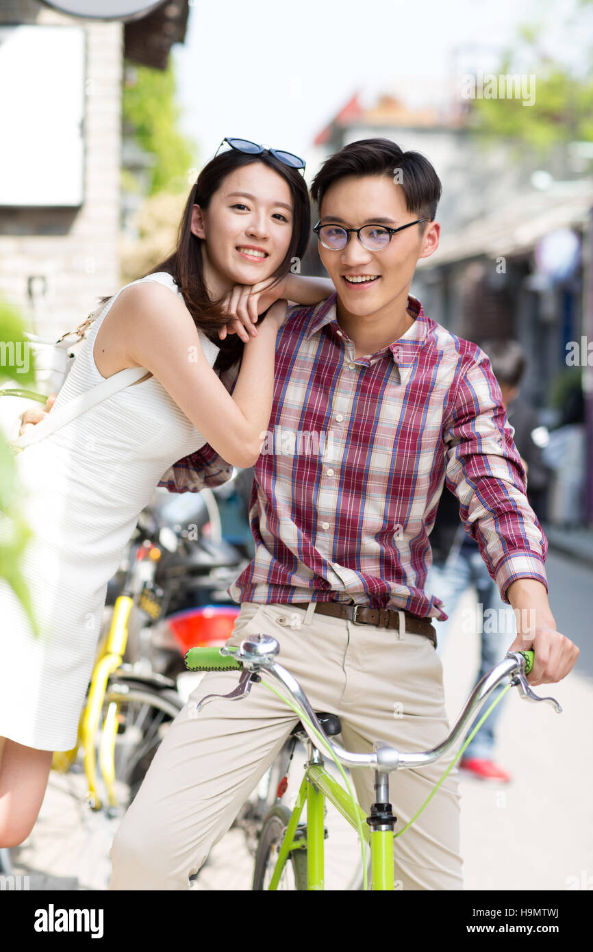 Happy couples on a date Stock Photo - Alamy