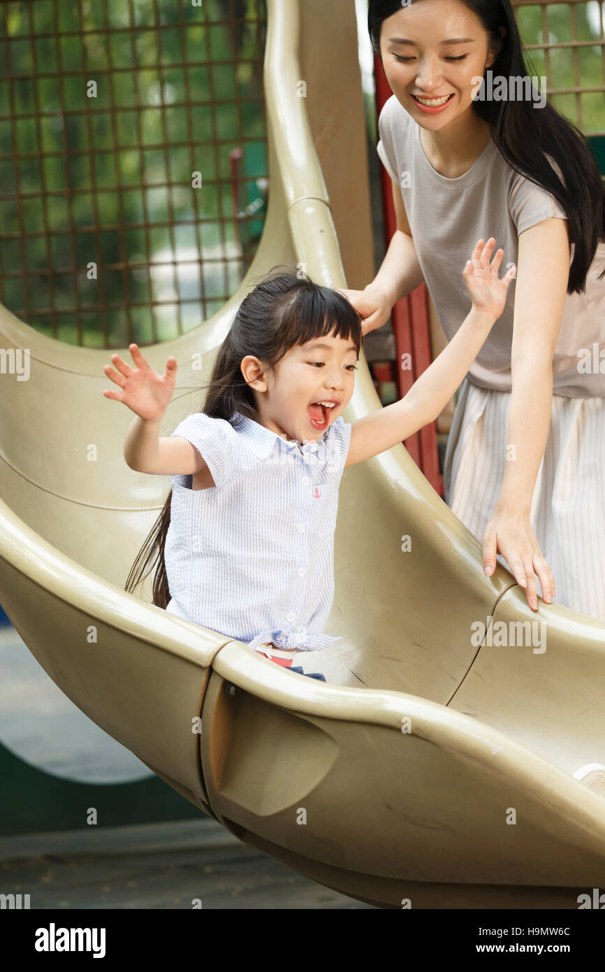 Amusement Park Slide Child High Resolution Stock Photography and Images ...