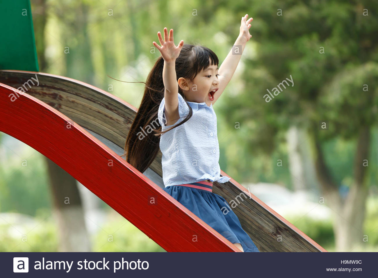 Amusement Park Slide Child High Resolution Stock Photography and Images ...