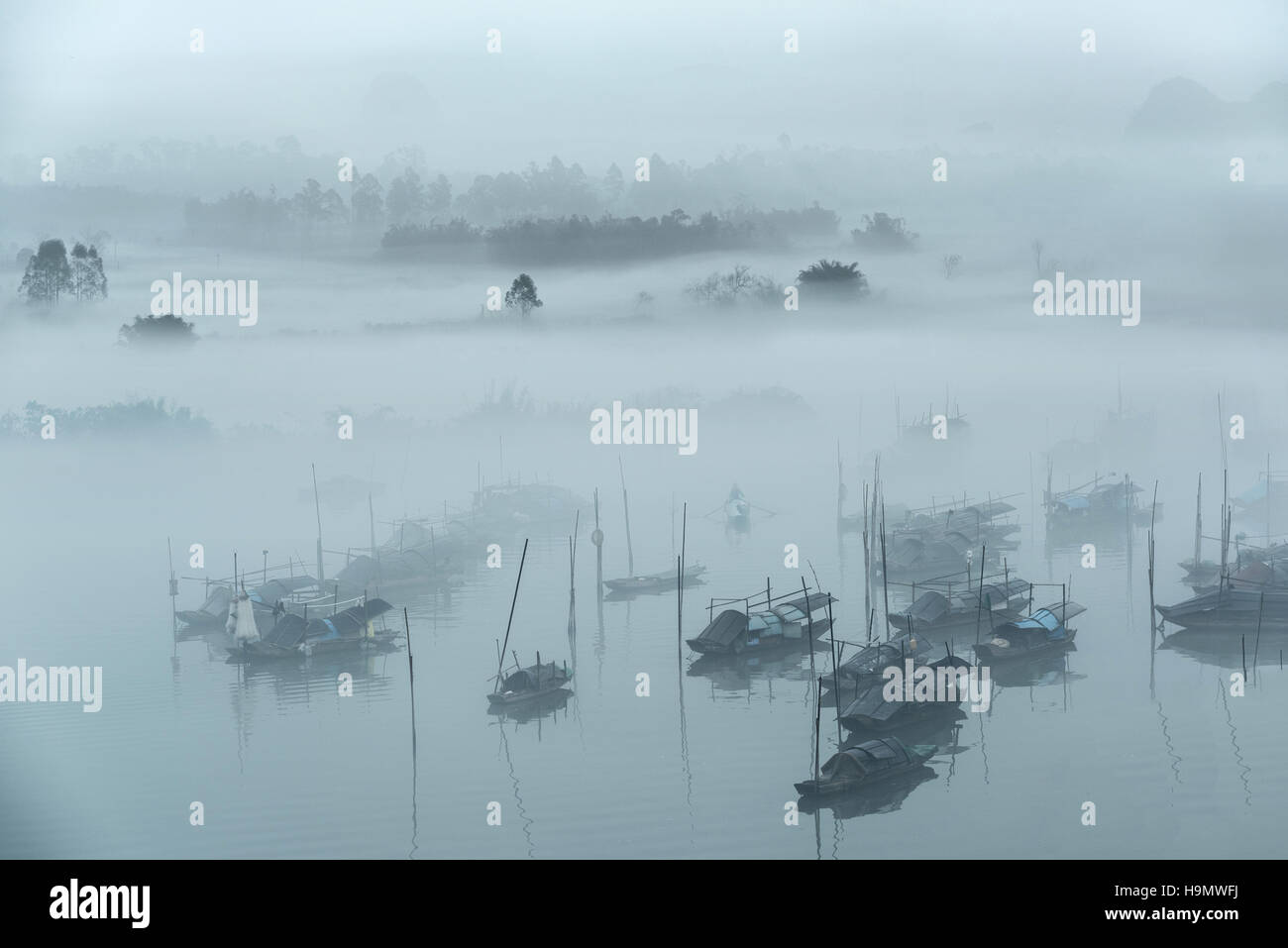 Guangdong province Qingyuan Beijiang River Village,China Stock Photo ...