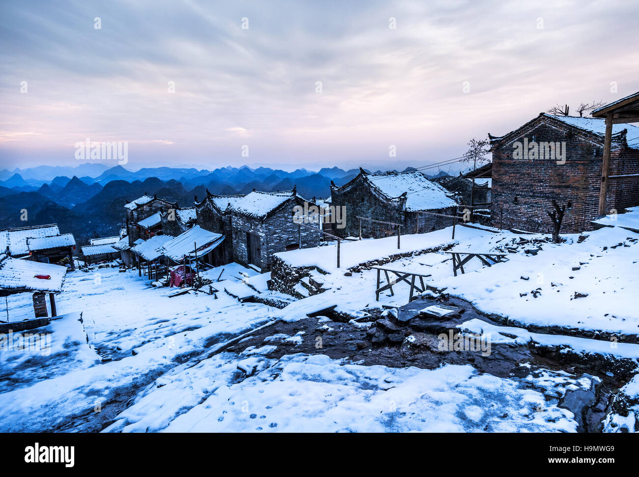The old stockaded village in Guangdong province,China Stock Photo - Alamy