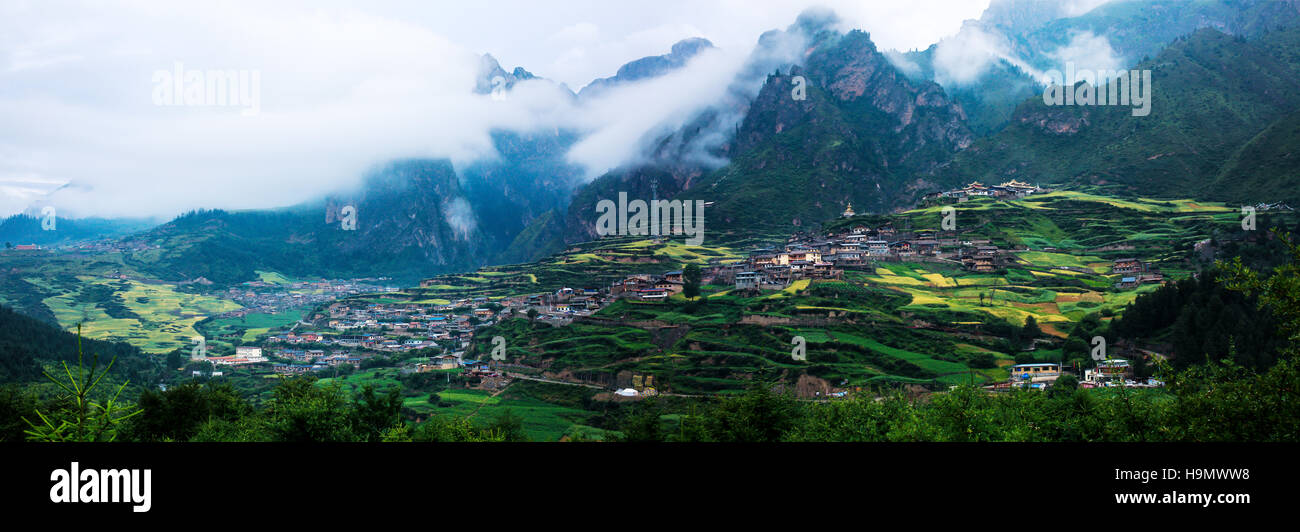 The scenery of Gannan,Gansu province,China Stock Photo - Alamy