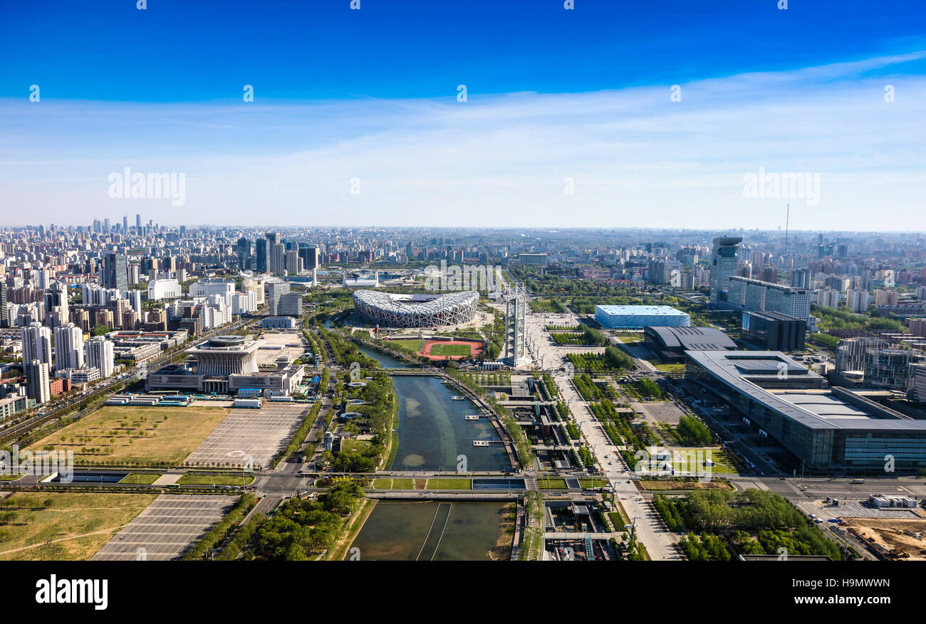 Urban architecture in Beijing Stock Photo - Alamy