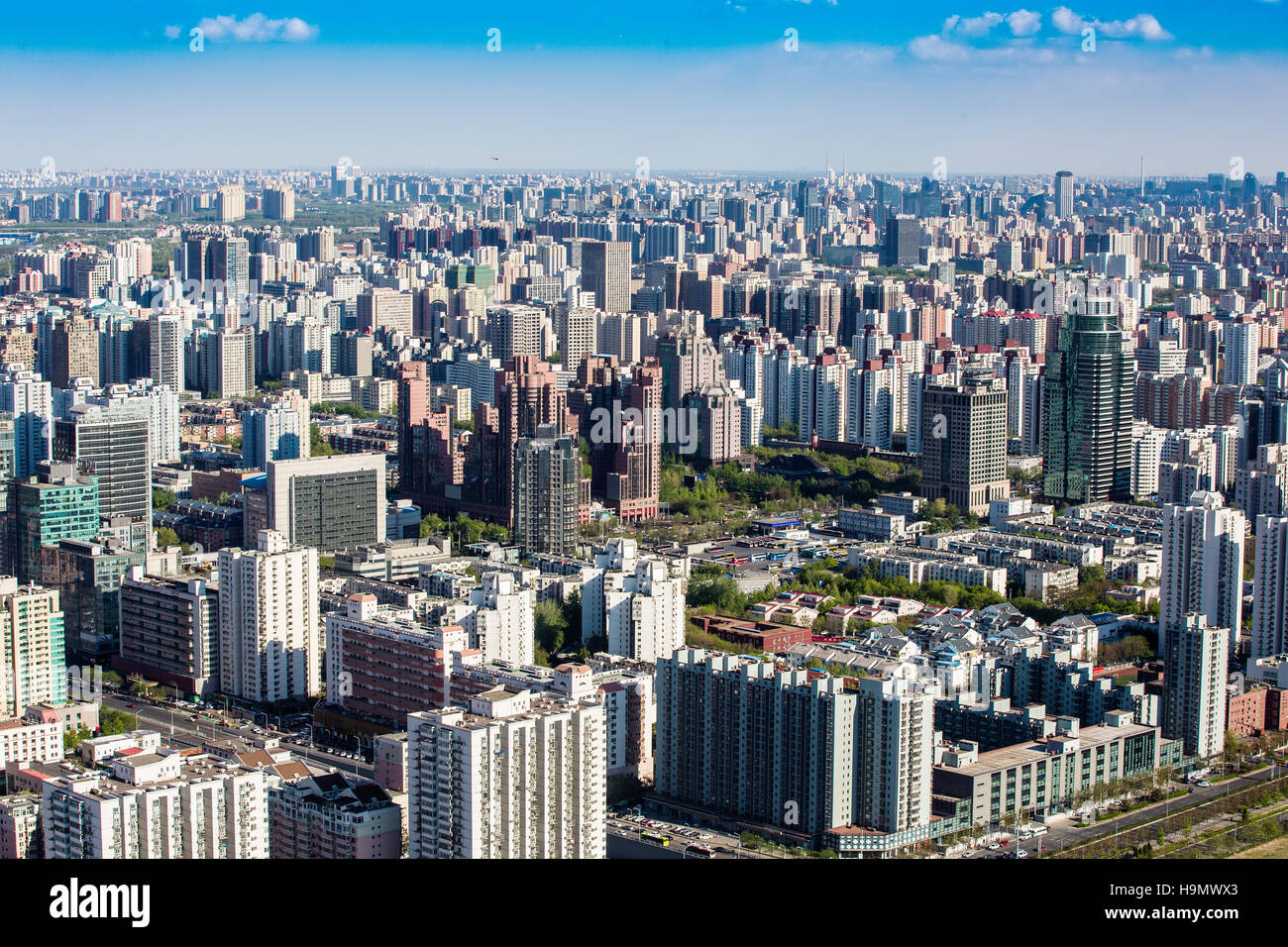 Urban architecture in Beijing Stock Photo - Alamy