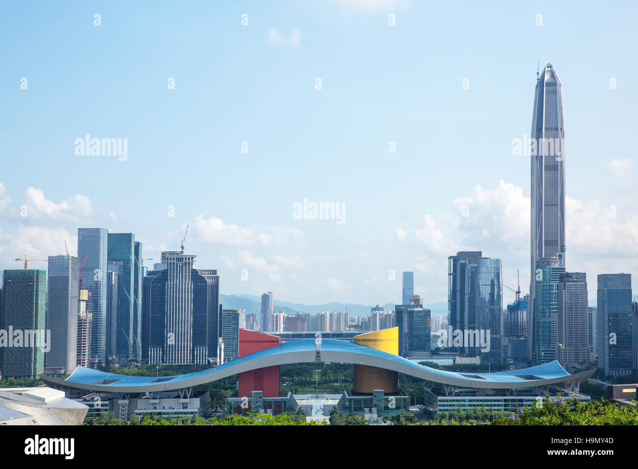 Urban architecture of Shenzhen city,China Stock Photo - Alamy