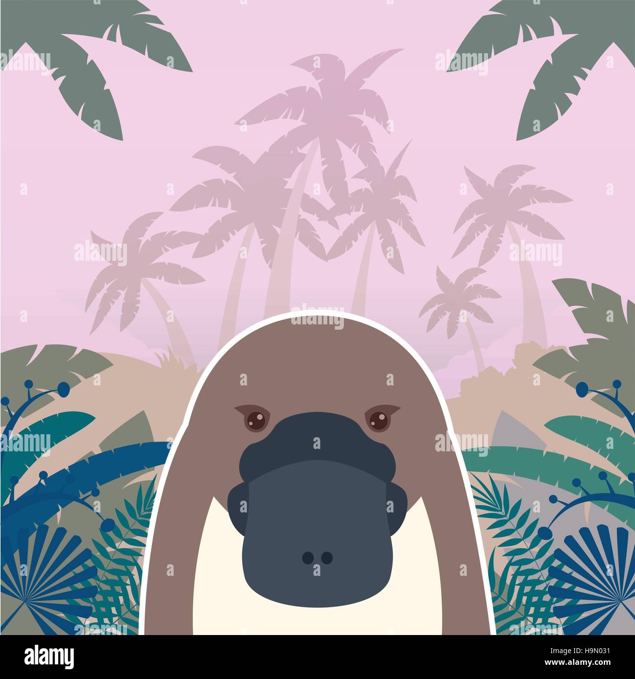 Small duck on background Stock Vector Images - Alamy