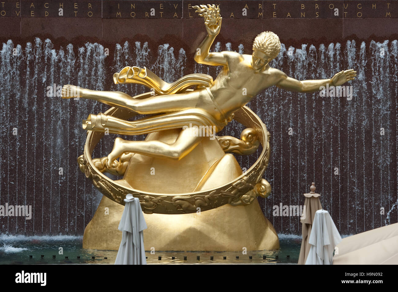 Prometheus The Titan Statue