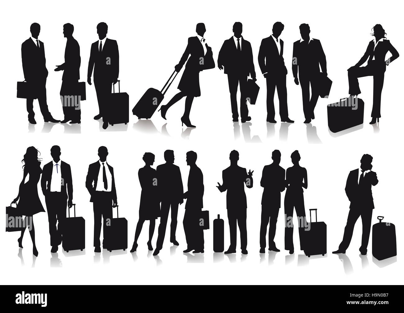 Passengers and travelers Stock Photo - Alamy