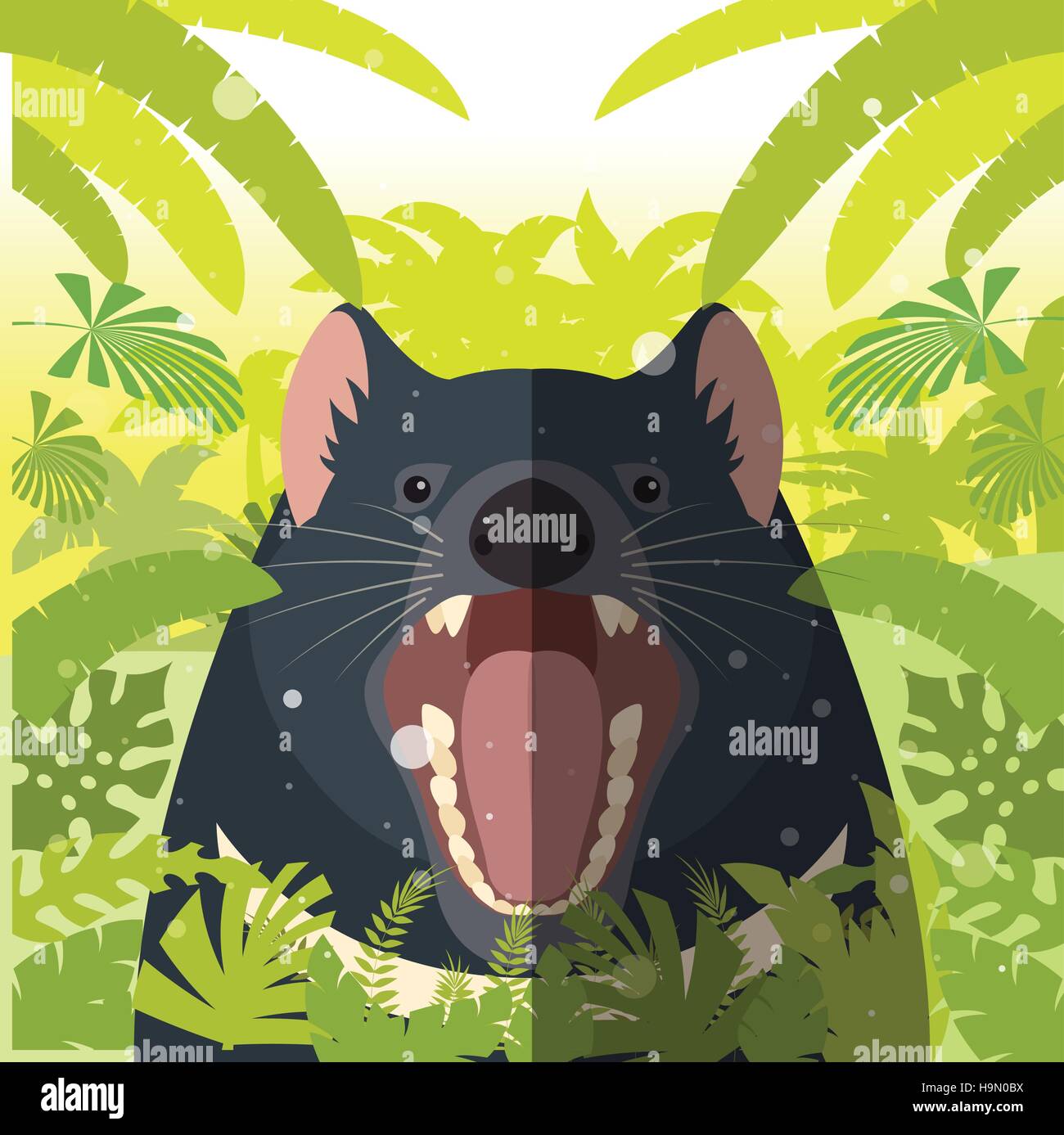 Tasmanian devil cartoon hi-res stock photography and images - Alamy