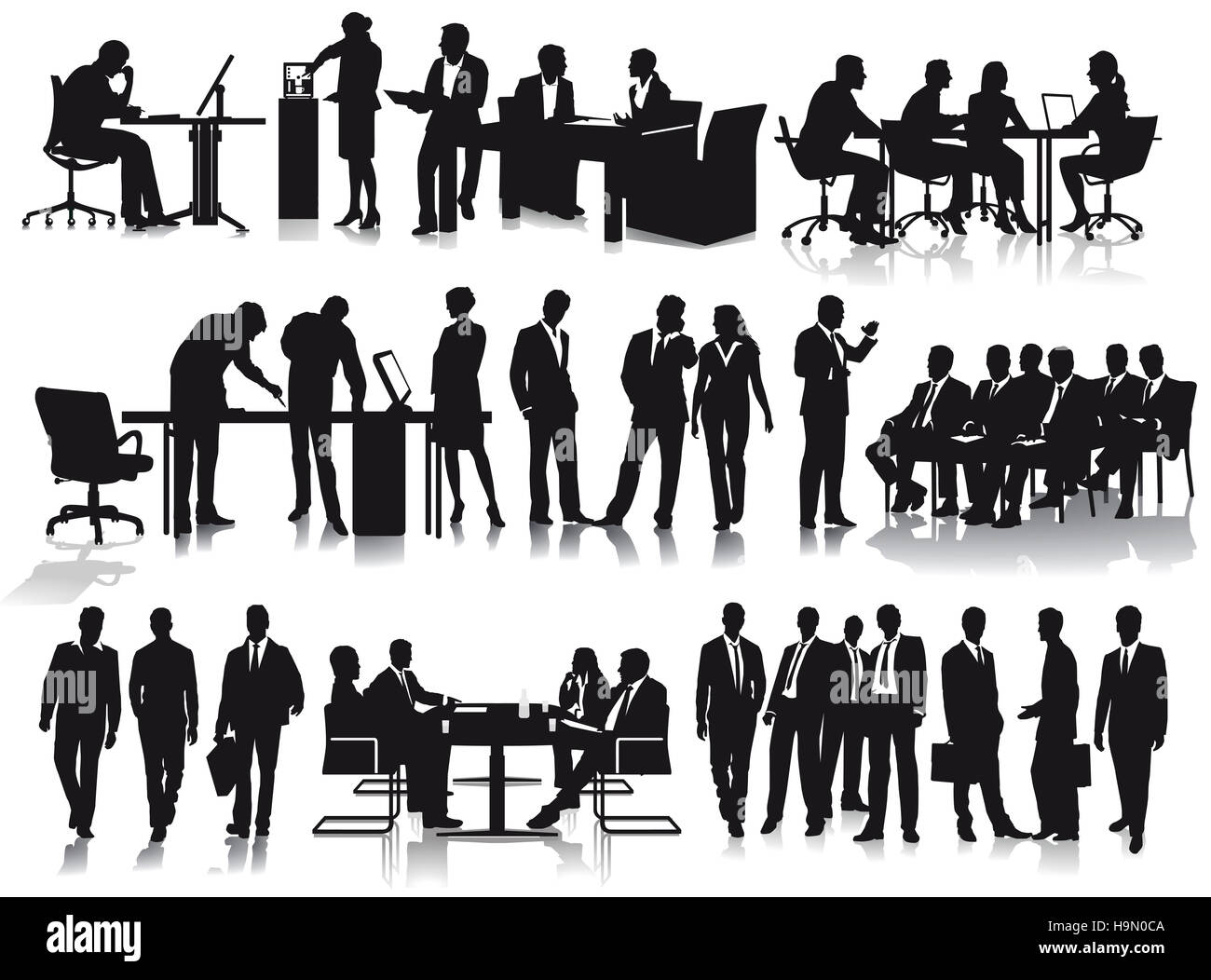 Business people in office Stock Photo - Alamy