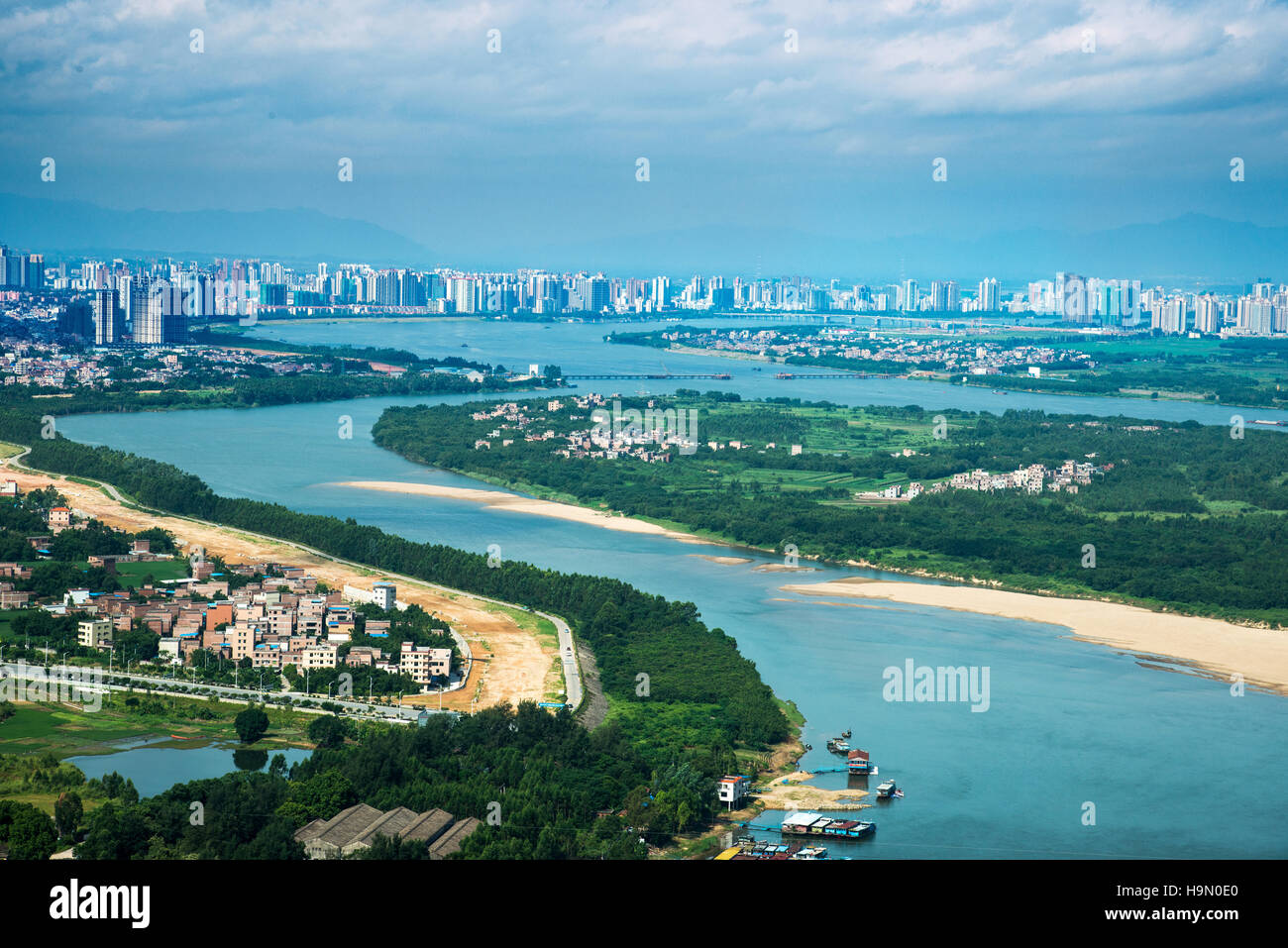 City building in Qingyuan City, Guangdong Province,China Stock Photo ...