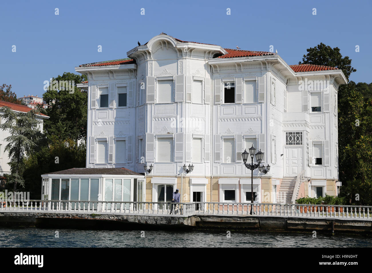 Building in Bosphorus Strait, Istanbul City, Turkey Stock Photo - Alamy