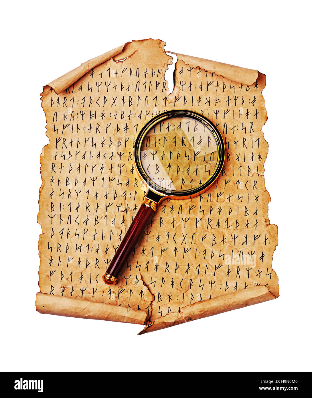 Ancient germanic alphabet hi-res stock photography and images - Alamy