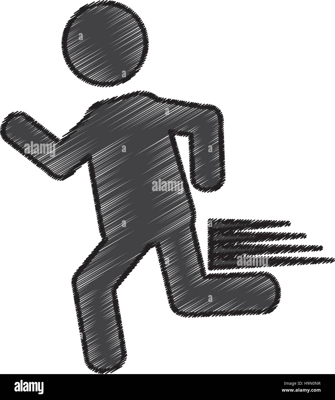 man running pictogram Stock Vector Image & Art - Alamy