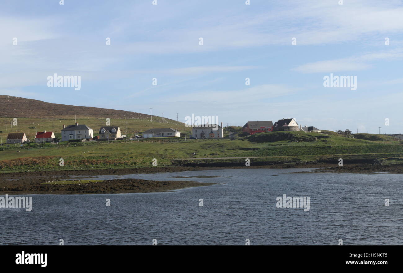 Leverburgh waterfront Isle of Harris Scotland May 2014 Stock Photo - Alamy
