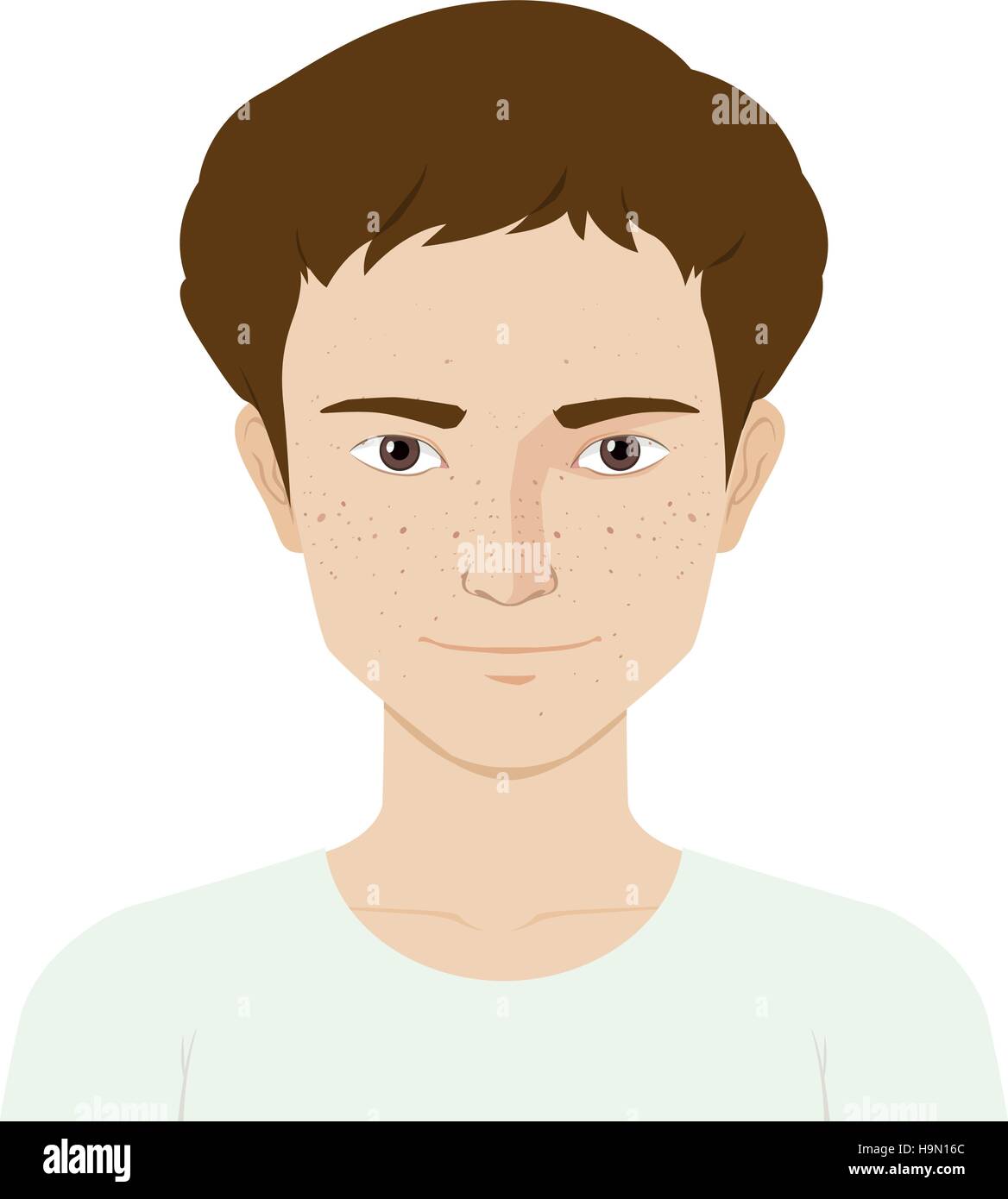 Teenage skin Stock Vector Images - Alamy