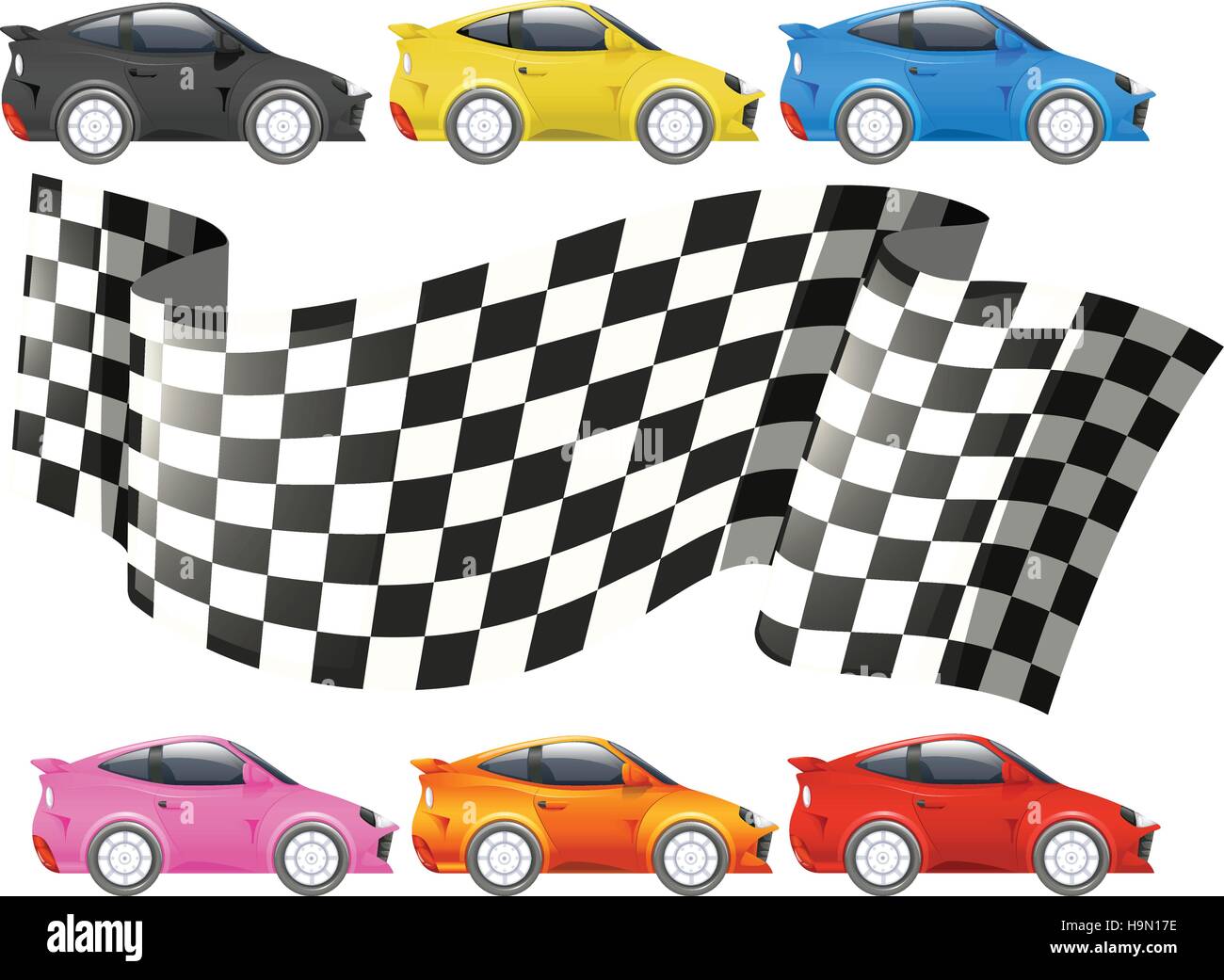 Racing wheels Stock Vector Images - Alamy