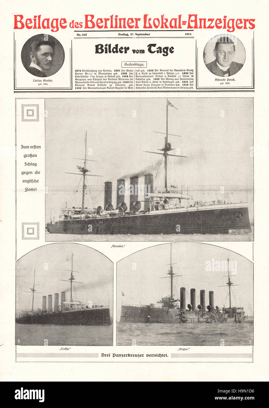 Hms hogue hi-res stock photography and images - Alamy