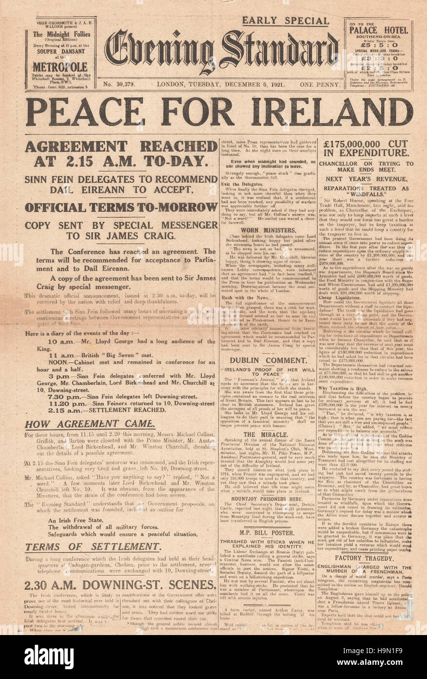 1921 ireland hi-res stock photography and images - Alamy