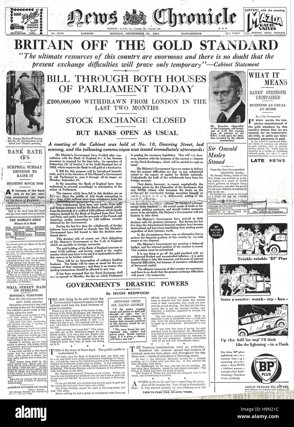 1931 britain hi-res stock photography and images - Alamy