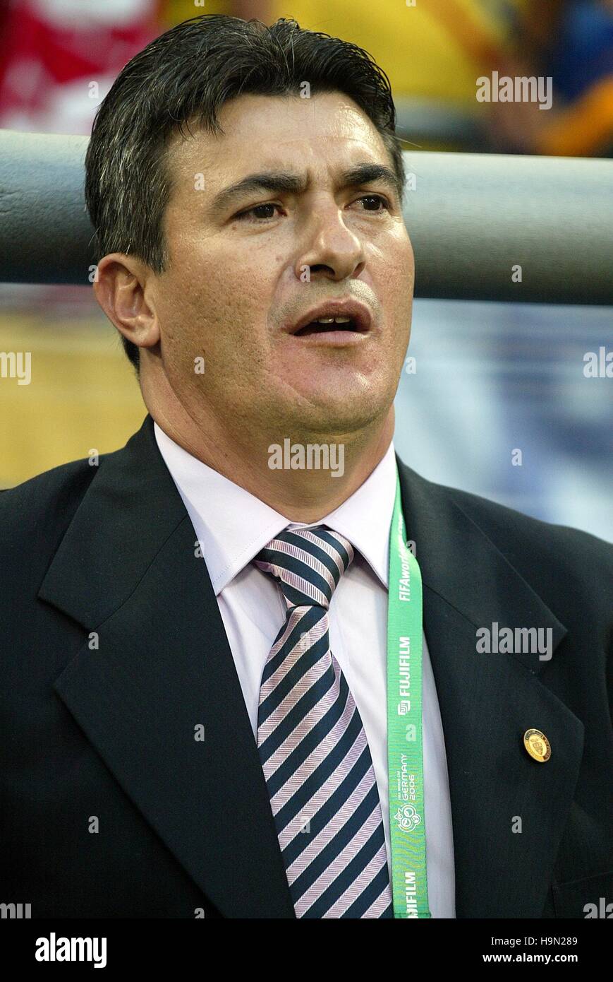ARMANDO OSMA ECUADOR ASSISTANT COACH WORLD CUP GELSENKIRCHEN GERMANY 09 ...