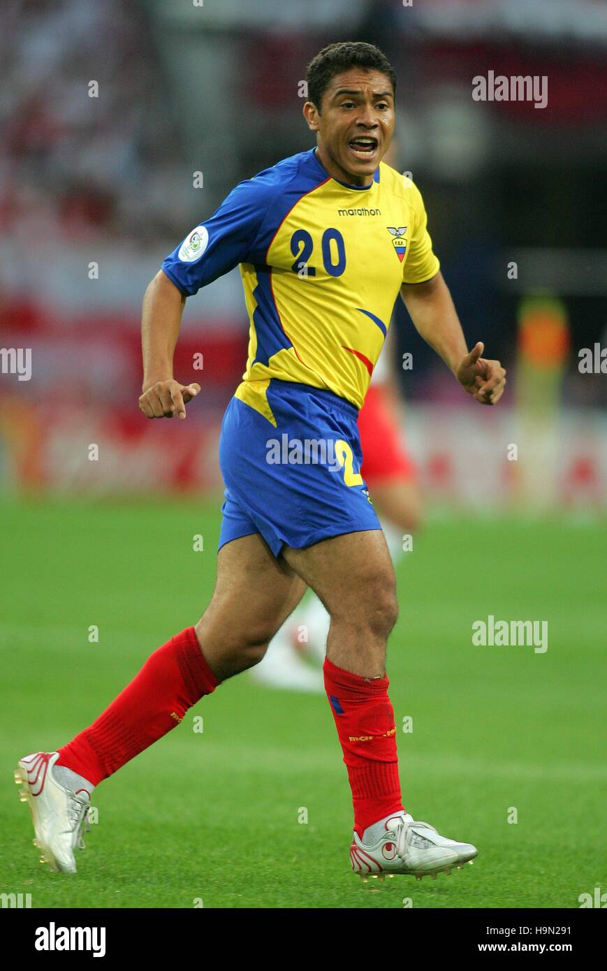 EDWIN TENORIO ECUADOR & BARCELONA GUAYAQUIL WORLD CUP GELSENKIRCHEN ...