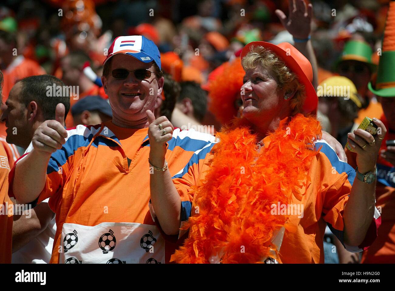 DUTCH FANS SERBIA MONTENEGRO V HOLLAND WORLD CUP LEIPZIG GERMANY 11 ...