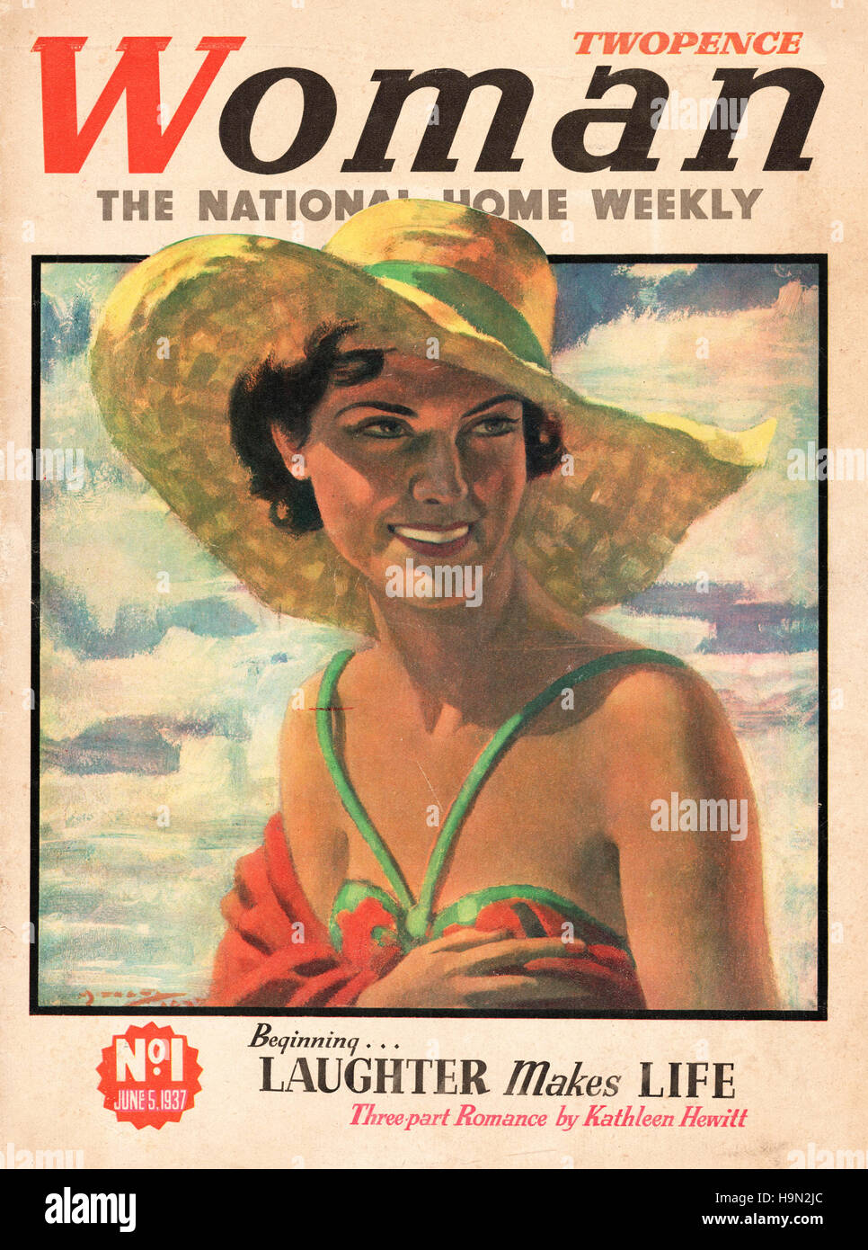 1937 Woman Magazine No. 1 Edition Stock Photo - Alamy
