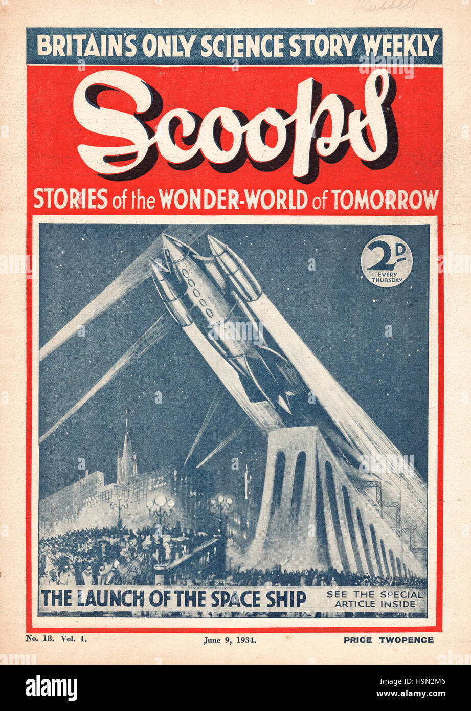 Future fiction science magazine hi-res stock photography and images - Alamy