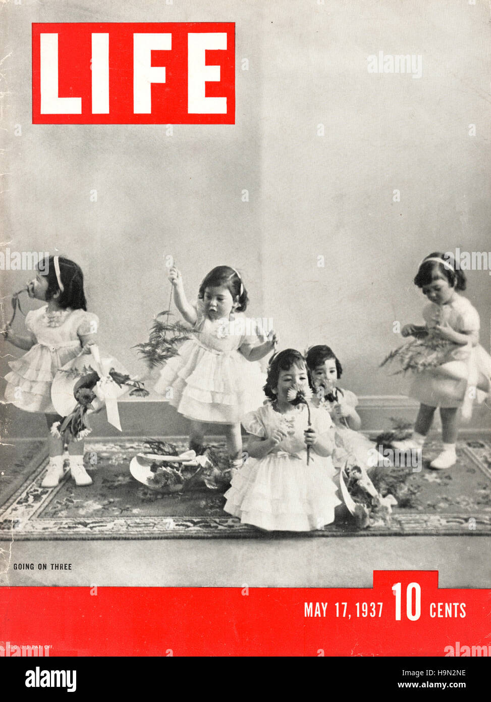 1937 Life Magazine Dionne Quintuplets aged Stock Photo - Alamy