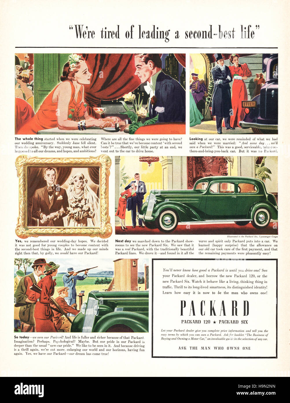1937 packard hi-res stock photography and images - Alamy
