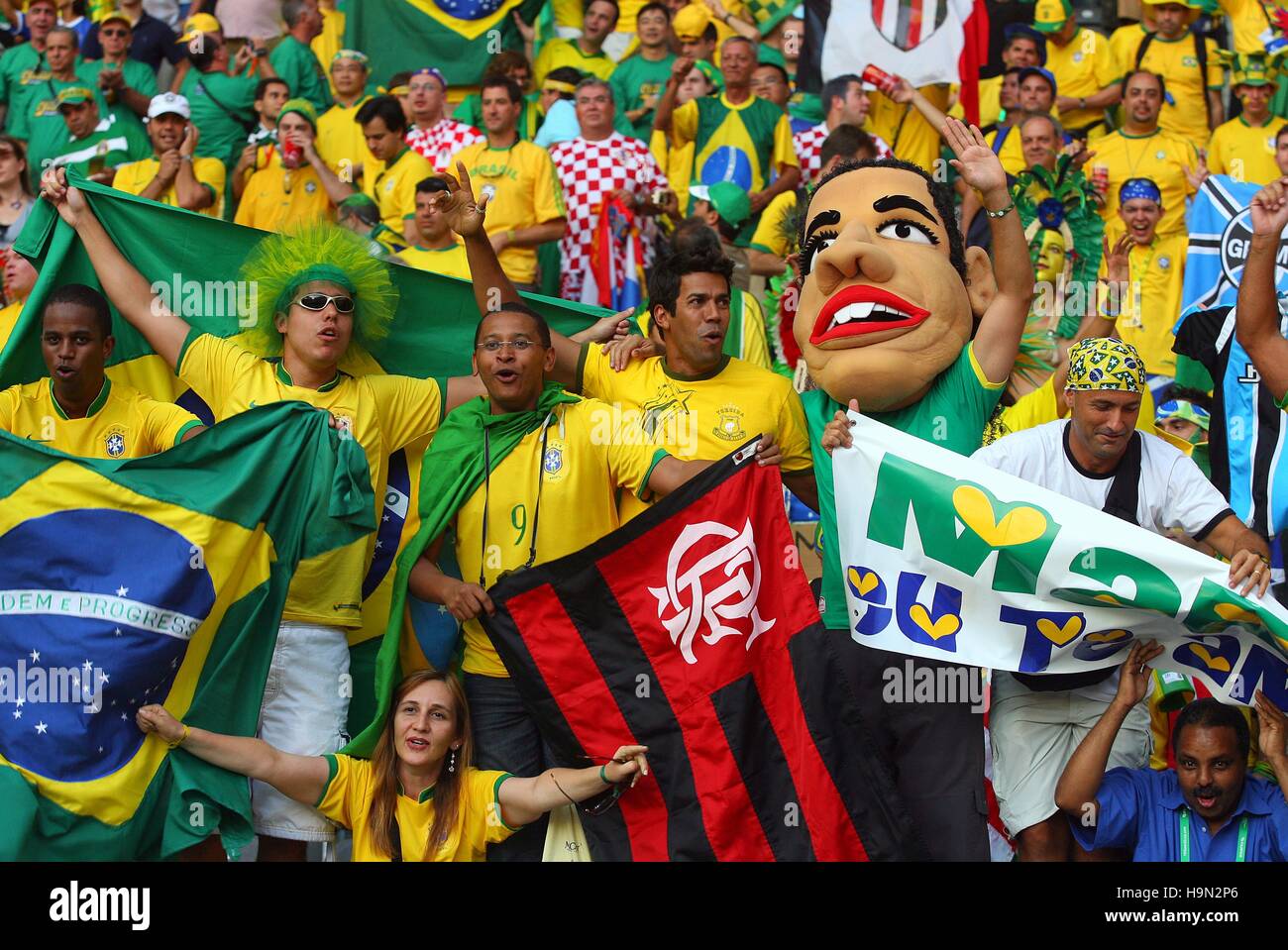 Brazil fans germany hi-res stock photography and images - Alamy