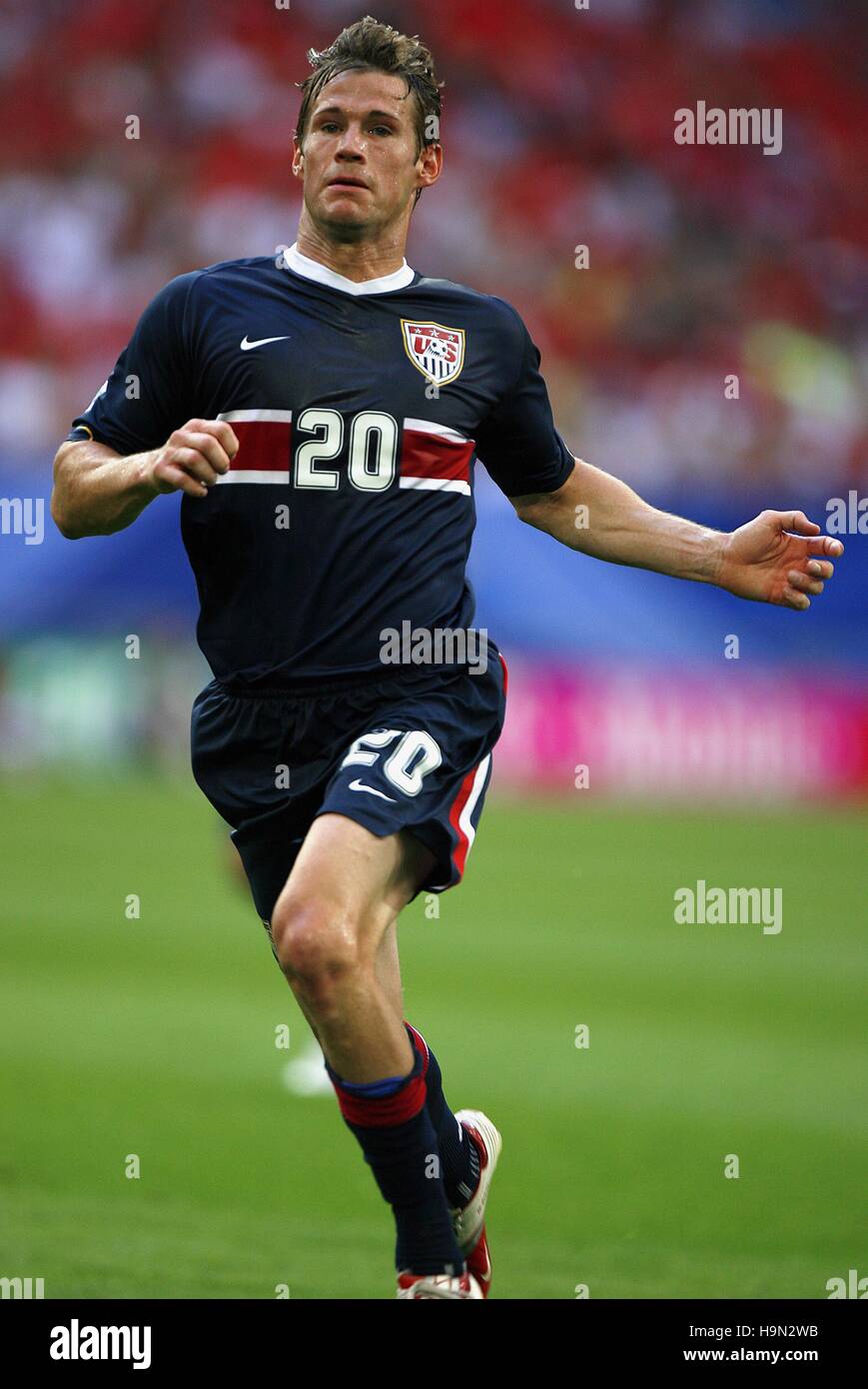 BRIAN MCBRIDE USA & FULHAM FC WORLD CUP GELSENKIRCHEN GERMANY 12 June ...