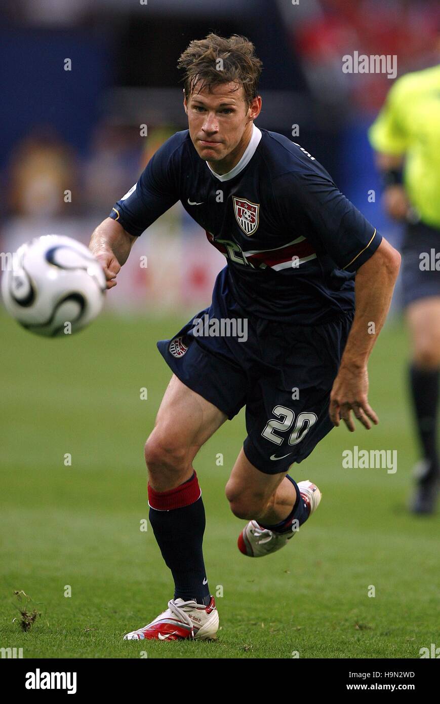 BRIAN MCBRIDE USA & FULHAM FC WORLD CUP GELSENKIRCHEN GERMANY 12 June ...