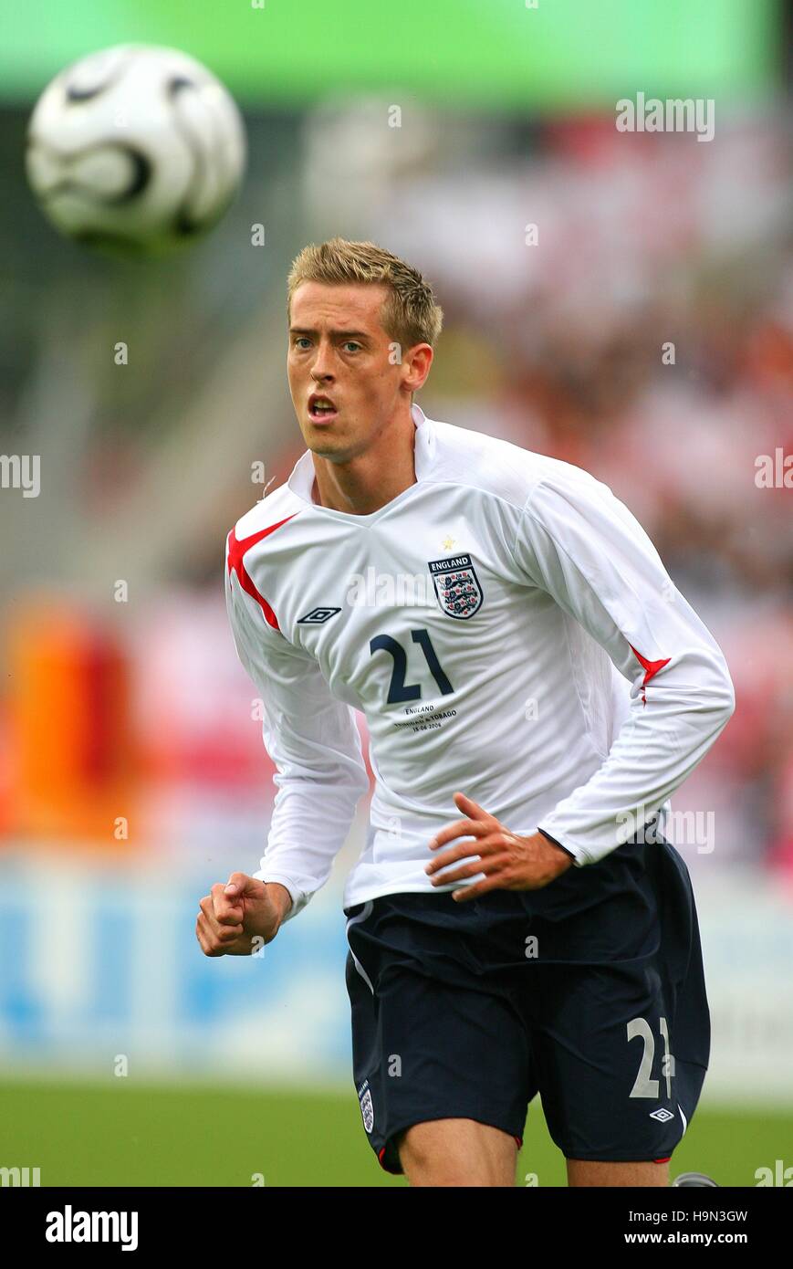PETER CROUCH ENGLAND & LIVERPOOL FC WORLD CUP NUREMBURG GERMANY 15 June ...