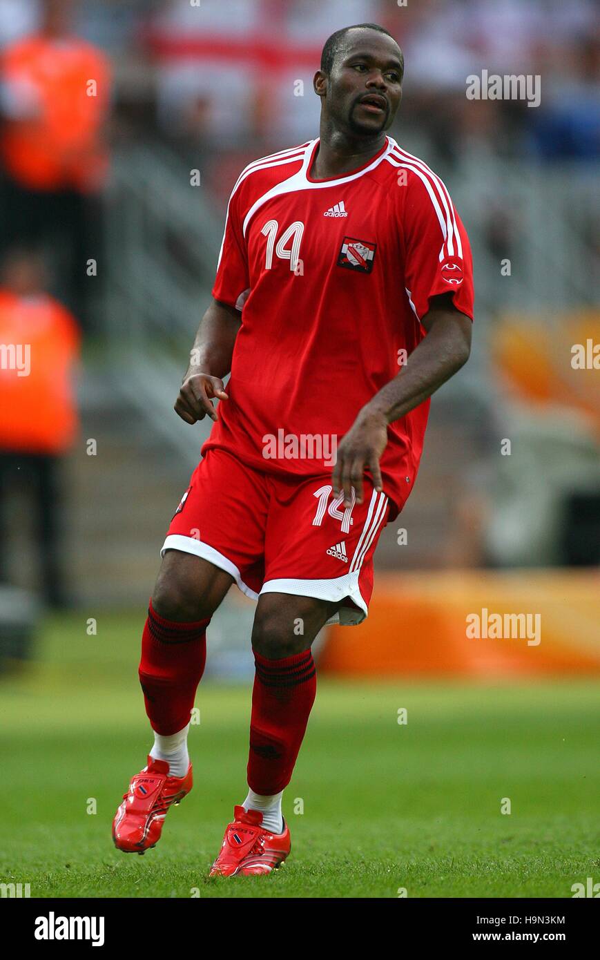 STERN JOHN TRINIDAD & TOBAGO & COVENTRY C WORLD CUP NUREMBURG GERMANY ...