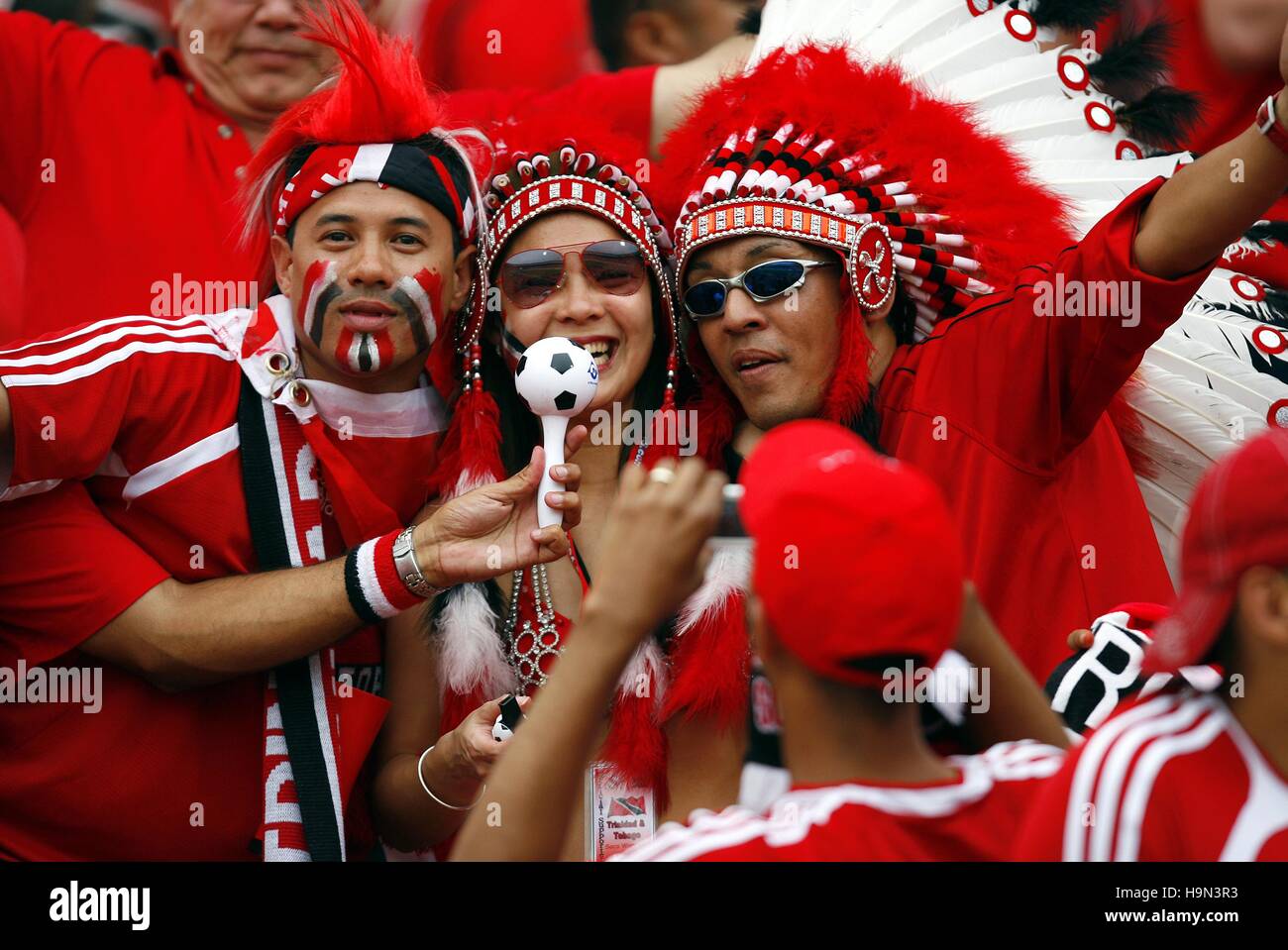 TRINIDAD & TOBAGO FANS ENGLAND V TRINIDAD & TOBAGO WORLD CUP NUREMBURG ...