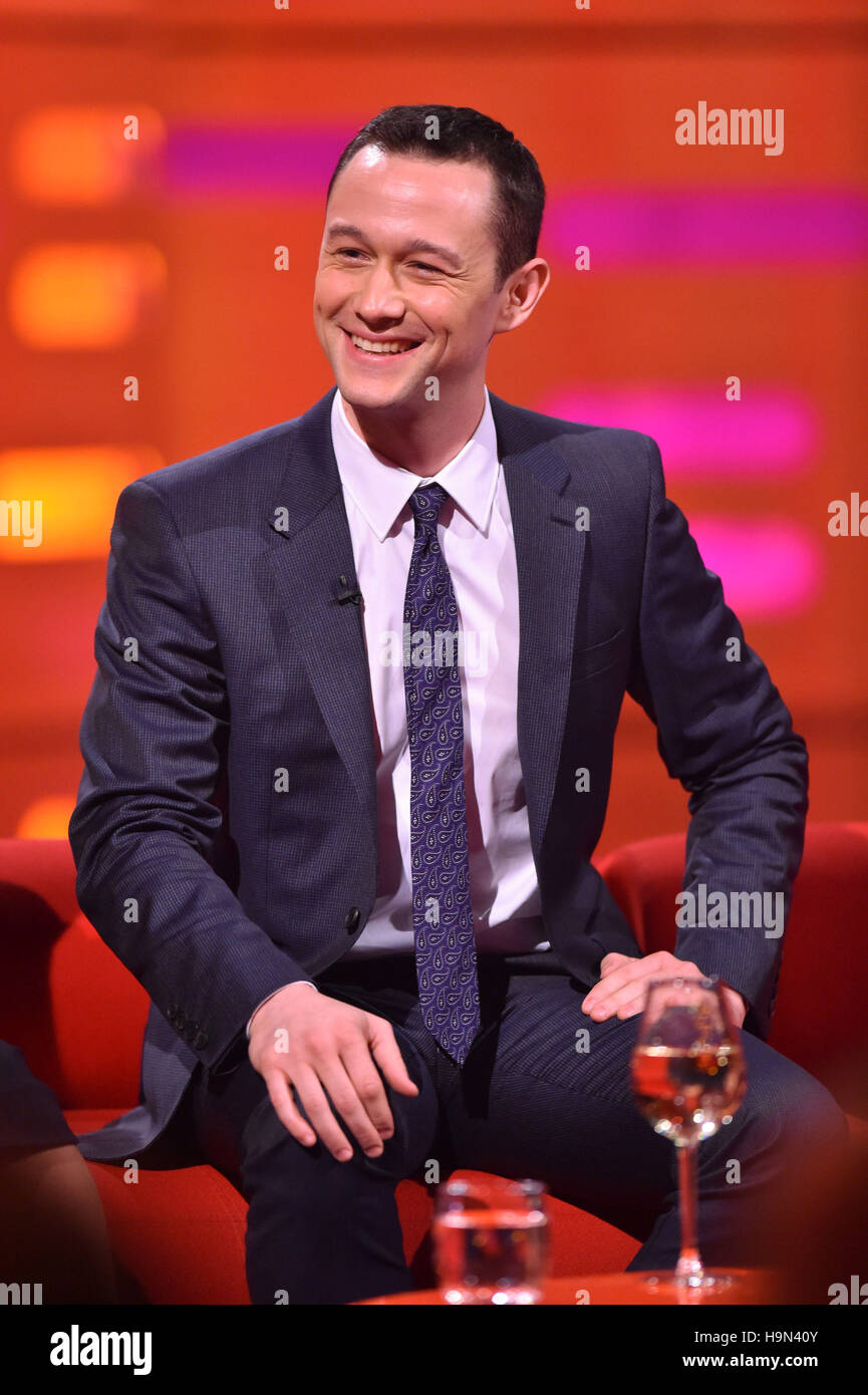 Joseph Gordon-Levitt during filming of the Graham Norton Show at The ...
