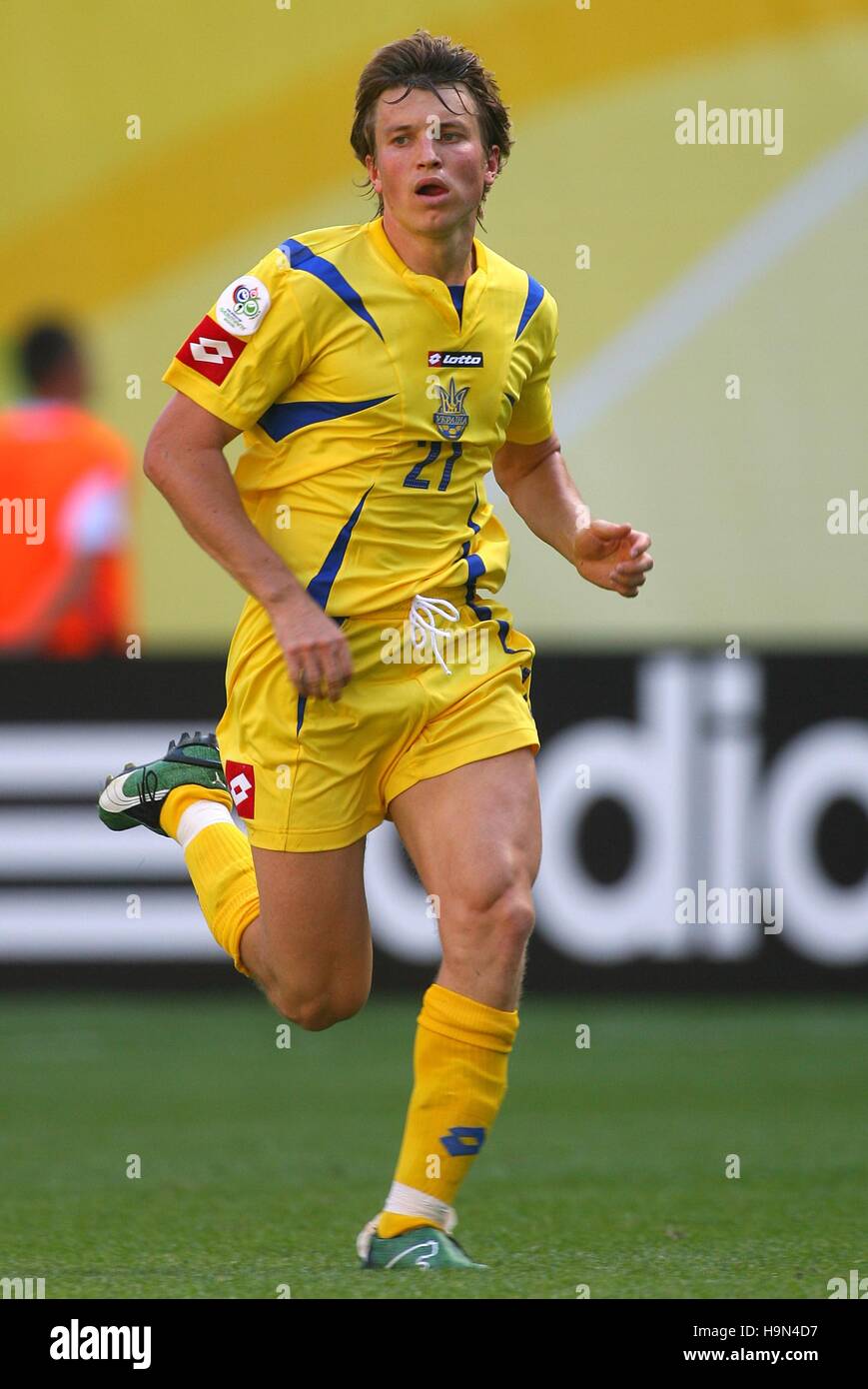 RUSLAN ROTAN UKRAINE & DYNAMO KIEV WORLD CUP LEIPZIG GERMANY 14 June ...
