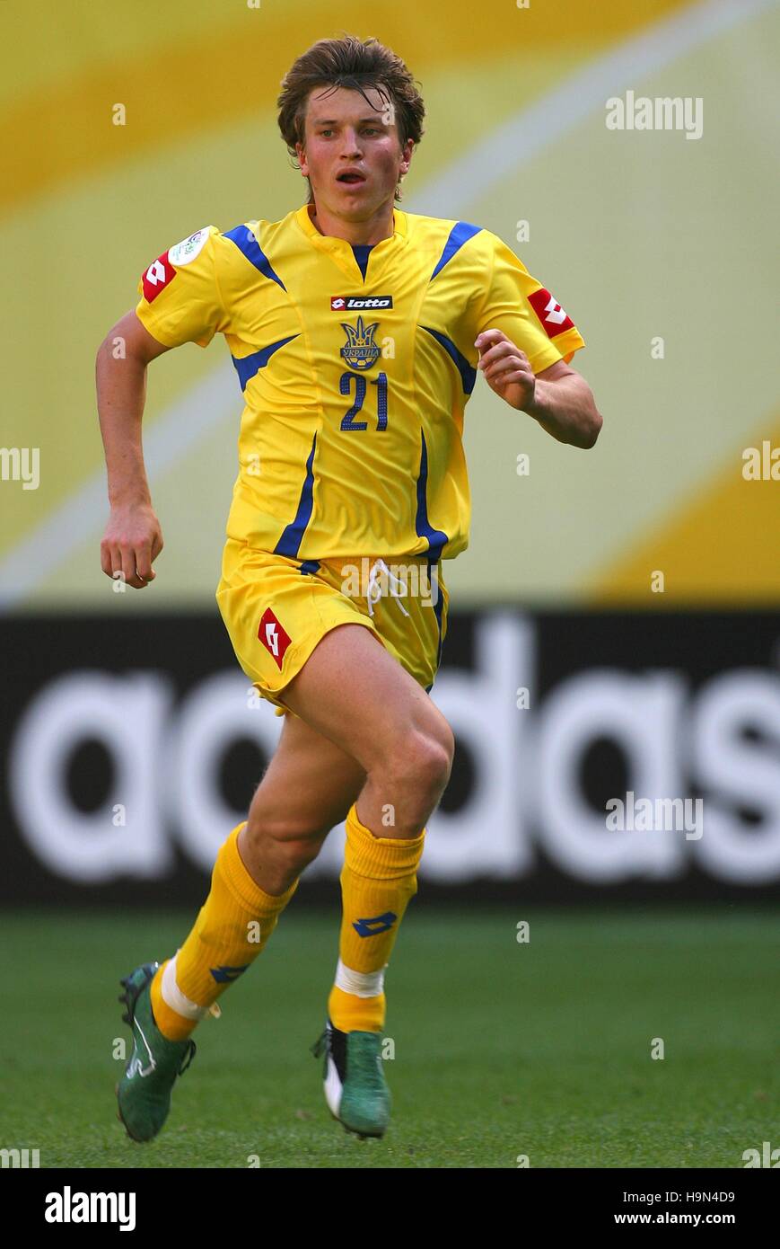 RUSLAN ROTAN UKRAINE & DYNAMO KIEV WORLD CUP LEIPZIG GERMANY 14 June ...