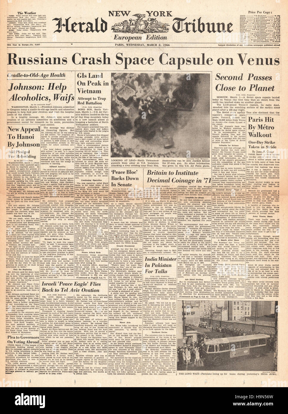 Russian newspaper cold war hi-res stock photography and images - Alamy