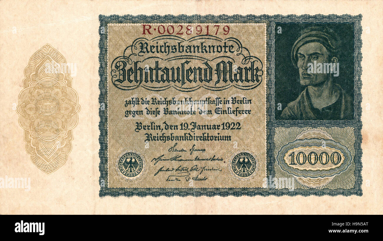 Reichsbanknote hi-res stock photography and images - Alamy