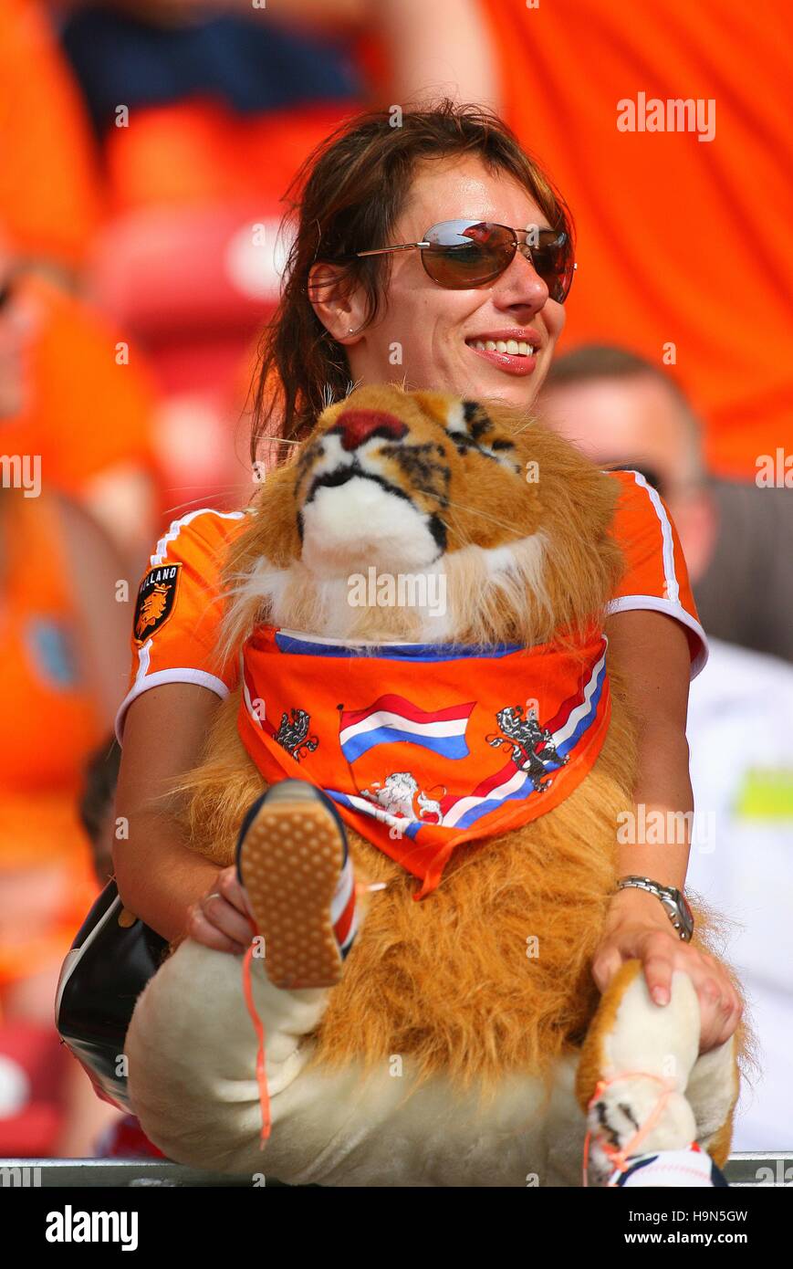 DUTCH FANS HOLLAND V IVORY COAST WORLD CUP STUTTGART GERMANY 16 June ...