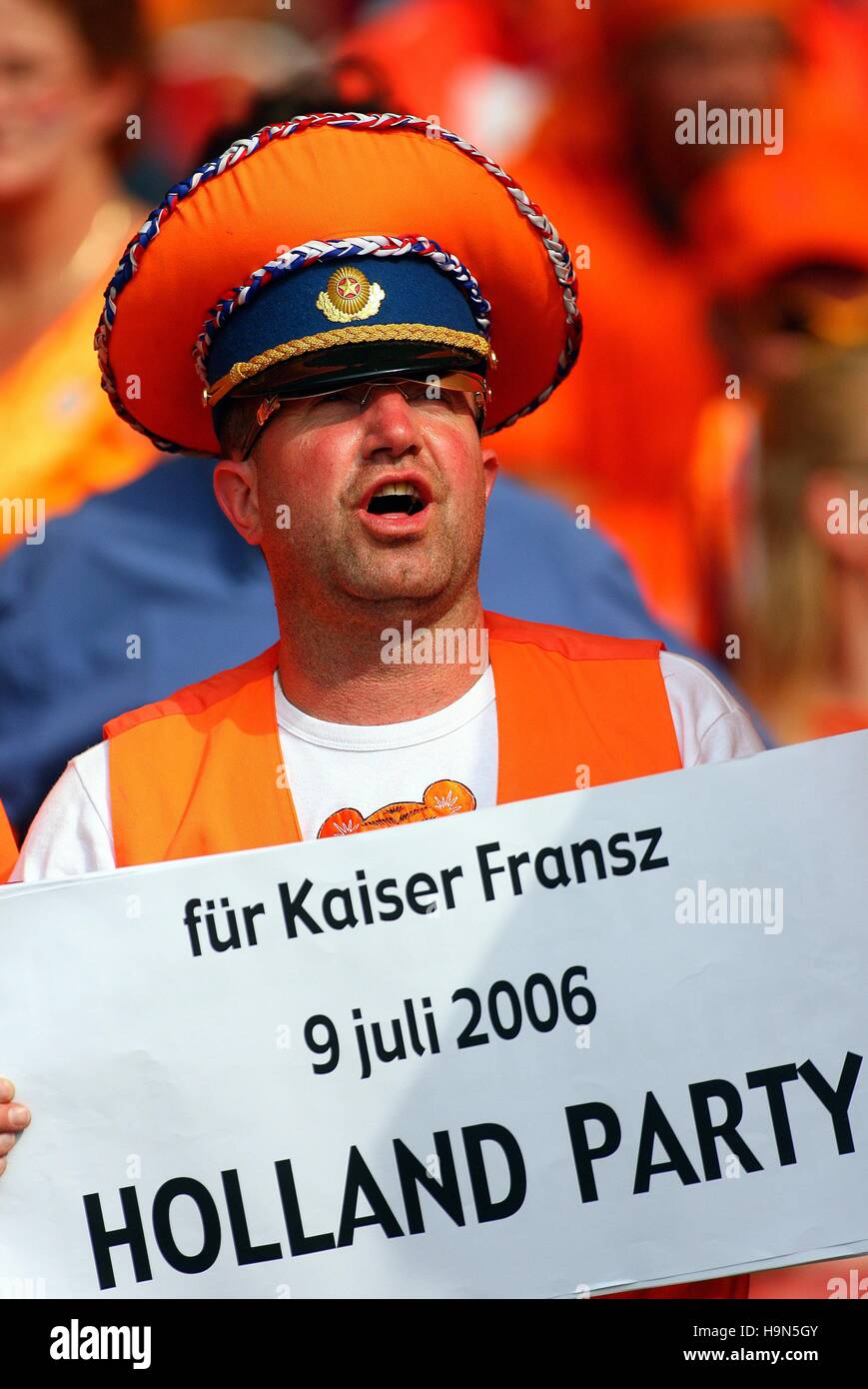 DUTCH FANS HOLLAND V IVORY COAST WORLD CUP STUTTGART GERMANY 16 June ...