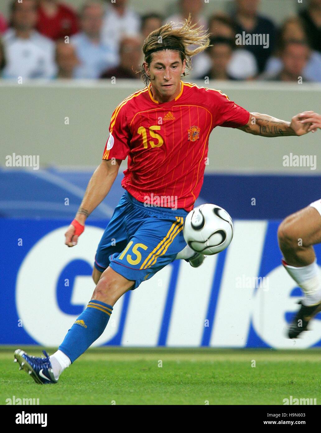 SERGIO RAMOS SPAIN & REAL MADRID WORLD CUP STADIUM STUTGART GERMANY 19 ...