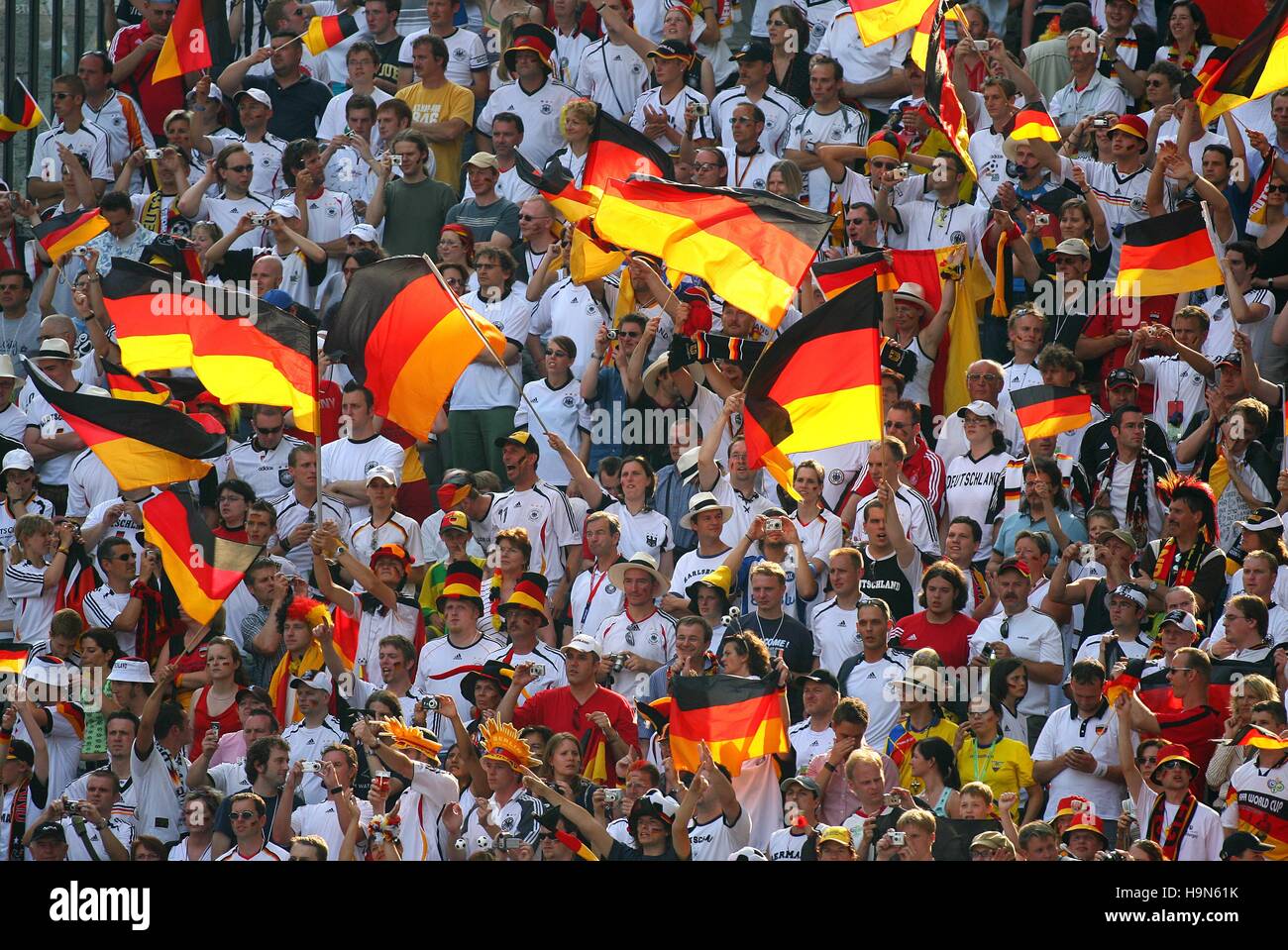 Berlin germany german fans celebrate hi-res stock photography and ...