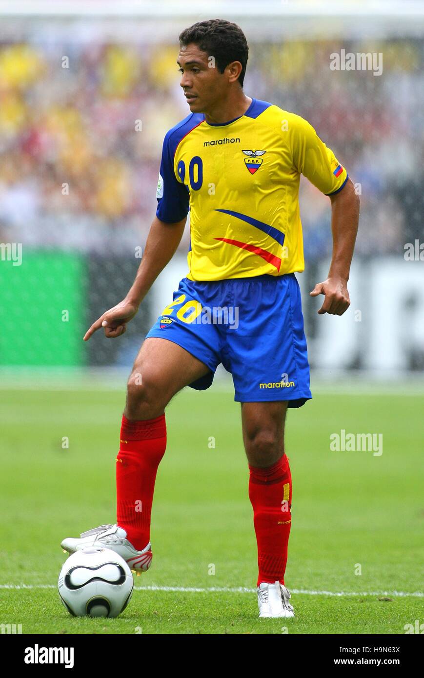 EDWIN TENORIO ECUADOR & BARCELONA WORLD CUP BERLIN GERMANY 20 June 2006 ...