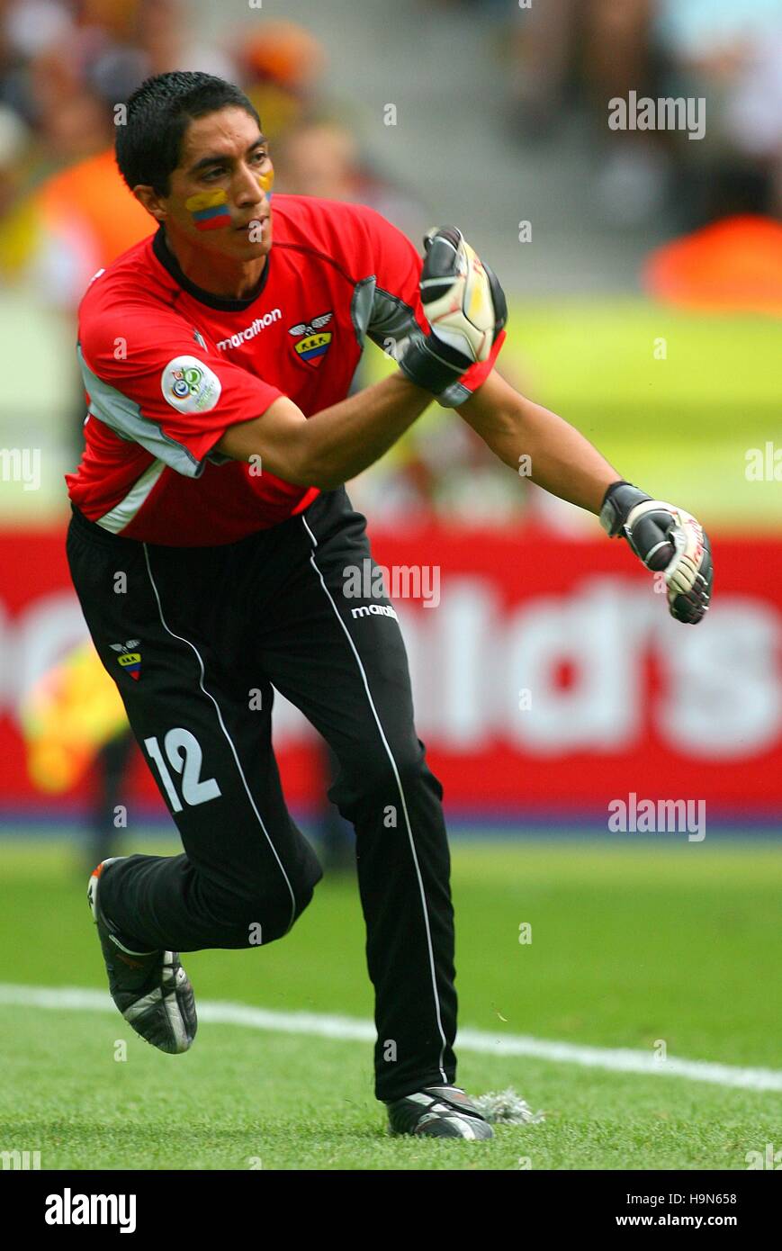 CRISTIAN MORA ECUADOR & LDU WORLD CUP BERLIN GERMANY 20 June 2006 Stock ...